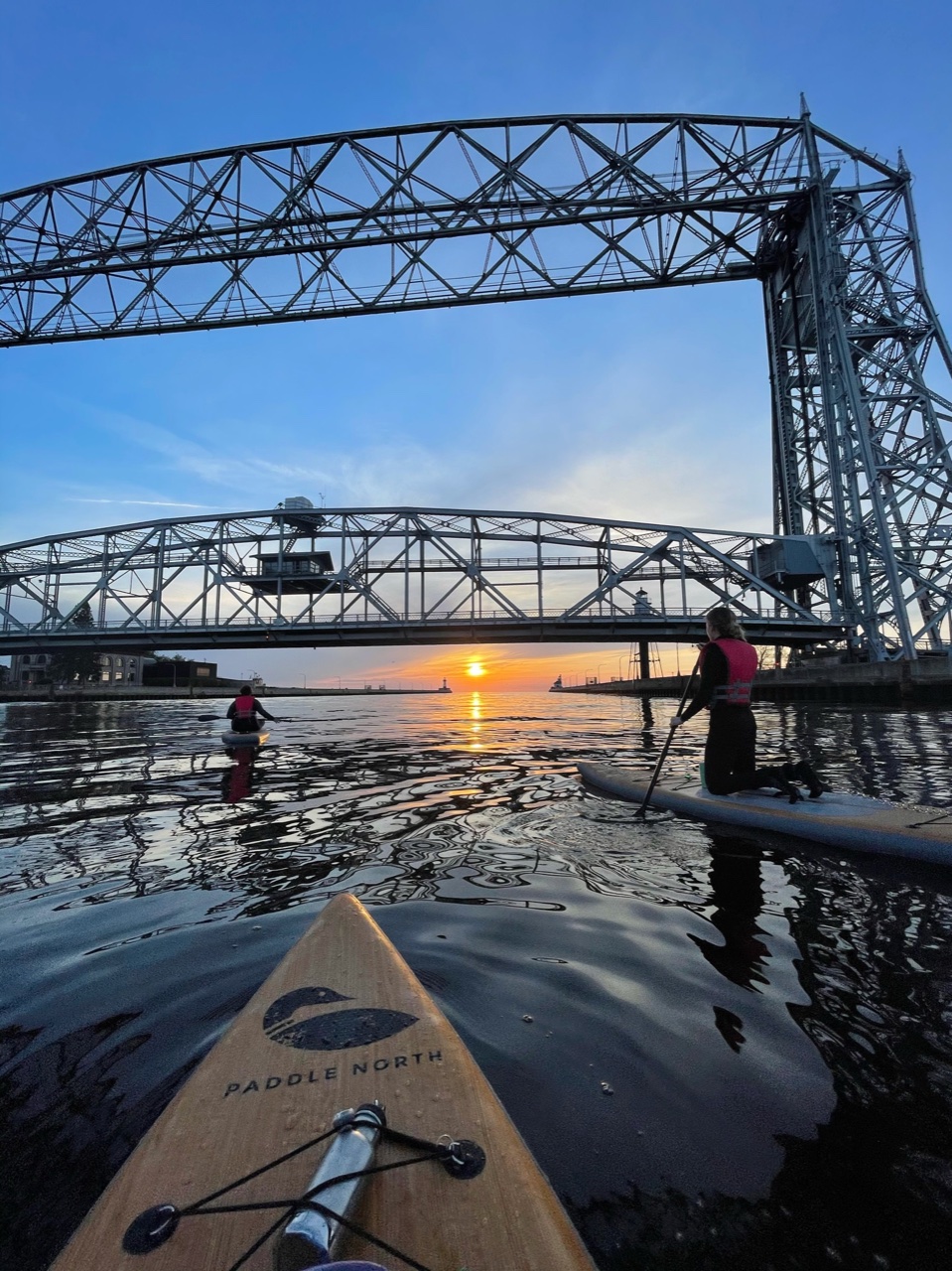 Sunrise Paddleboard and Kayak Tour Duluth, MN | Zenith Adventure